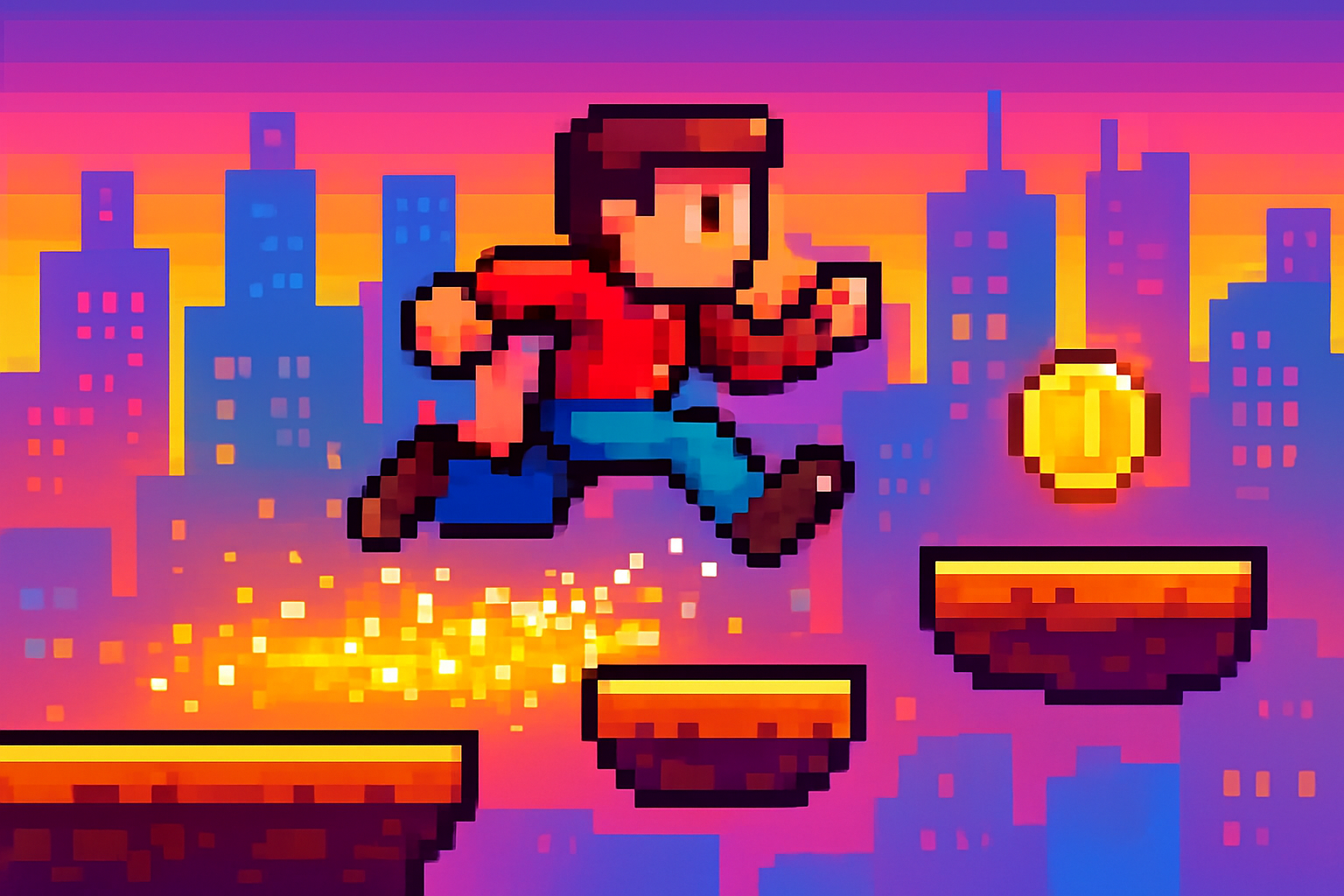 Pixel Velocity Run - Endless Tapping by Jabali AI