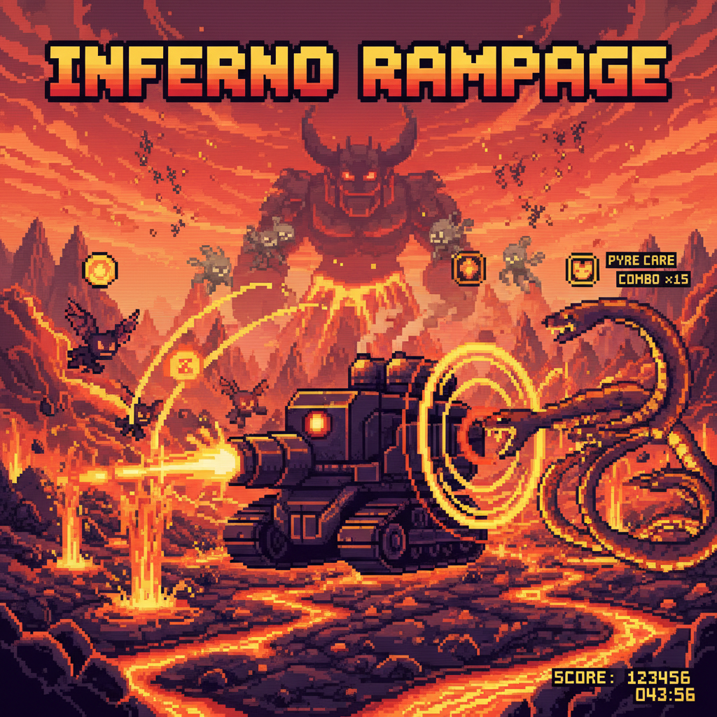 Inferno Rampage - Fixed Shooter Arcade by Jabali AI