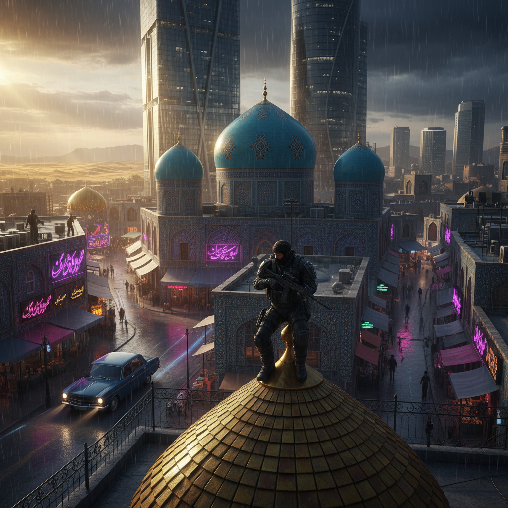 City of Sapphire Dawn - 3D Open World by Jabali AI