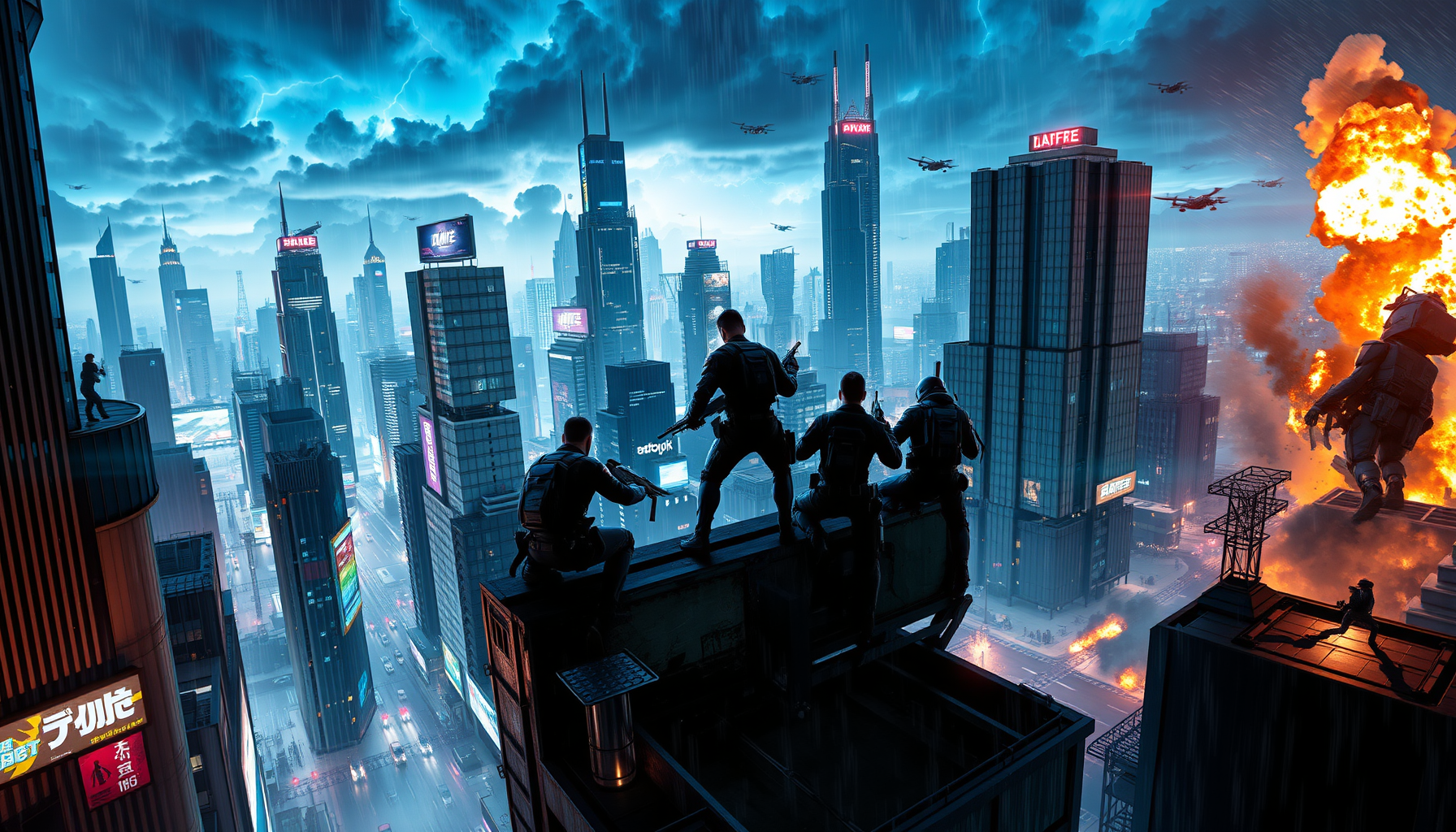 Neon City Standoff - 3D Open World by Jabali AI