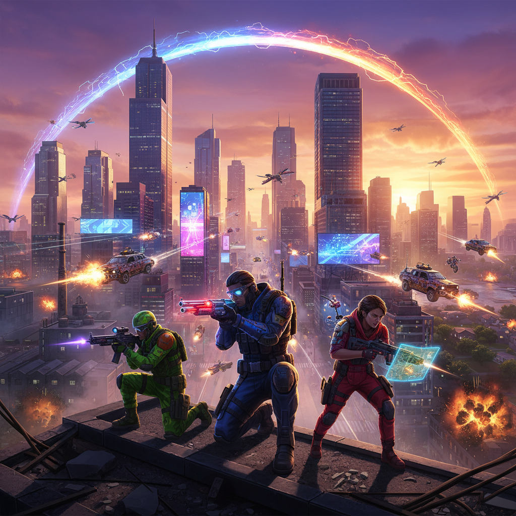 Urban Dropzone - 3D Open World by Jabali AI