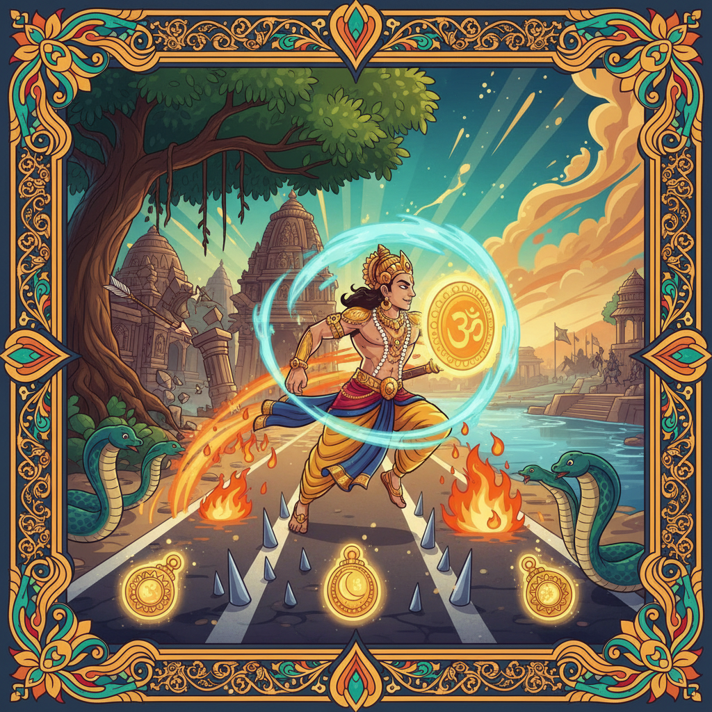 Indian Myth Runner - create-from-scratch by Jabali AI