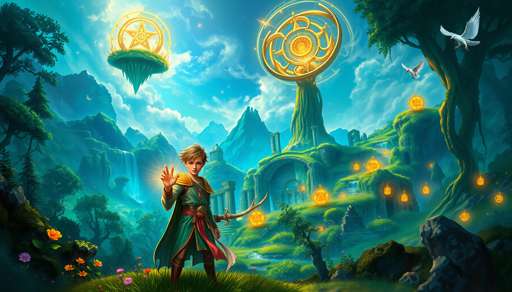 Arcane Realms: Lightbound - Adventure RPG by Jabali AI