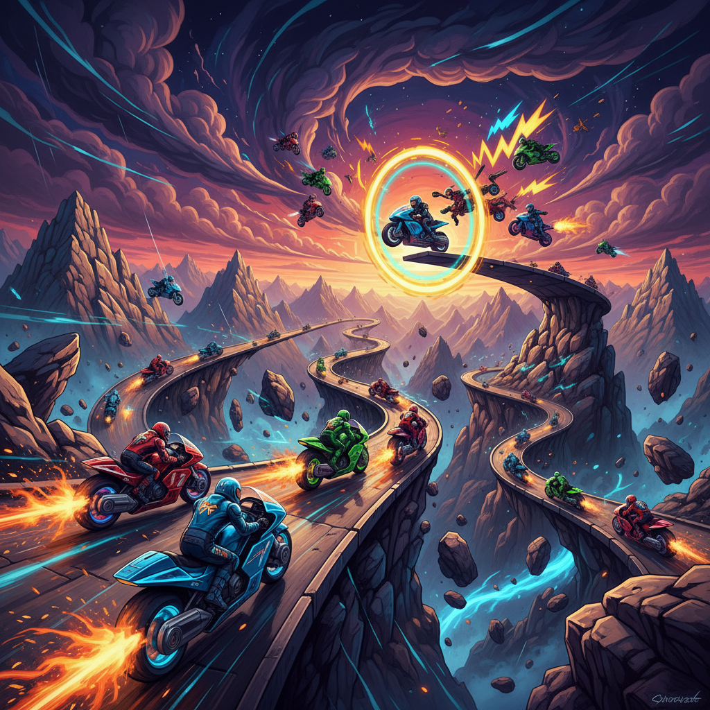 Ridge Riders: Storm Clash - 3D Racing by Jabali AI
