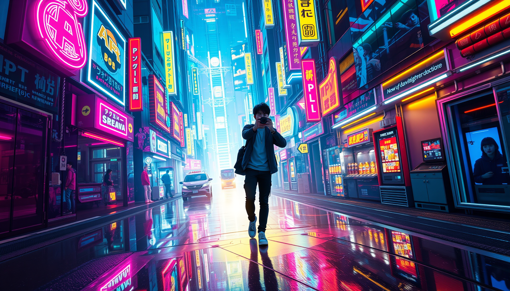 Neon Maze Mirrors - 3D Open World by Jabali AI