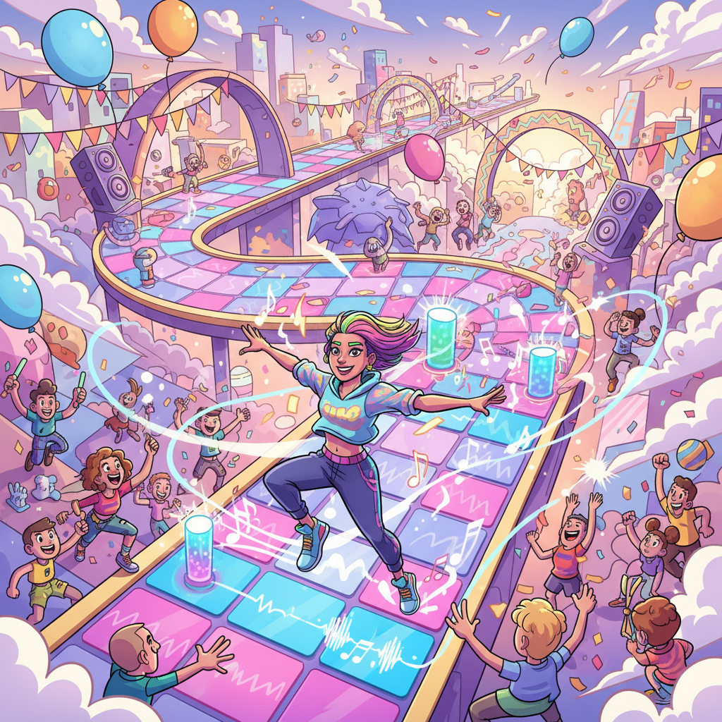 Beat Street Dash - Rhythm Platformer by Jabali AI