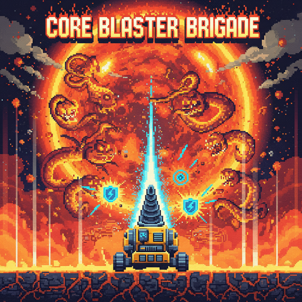 Core Blaster Brigade - Fixed Shooter Arcade by Jabali AI