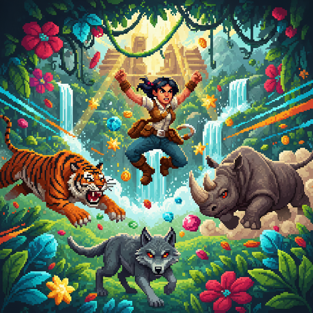 Jungle Rush: Maya’s Quest - Dungeon Crawler RPG by Jabali AI