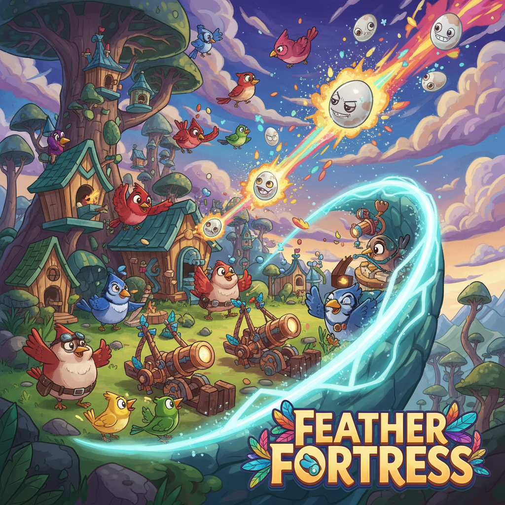 Feather Fortress - Strategic Defense Arcade by Jabali AI