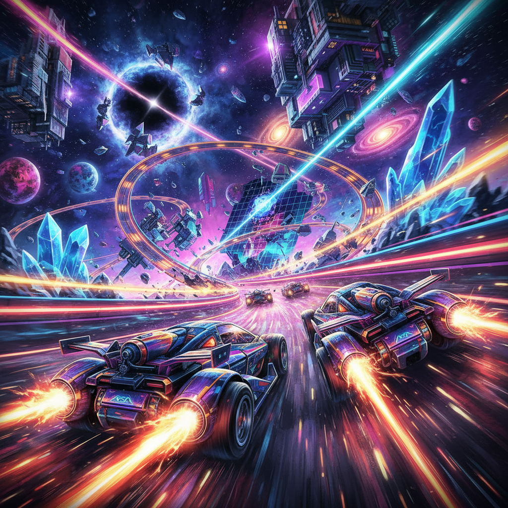 Warp Drive: Battle Circuits - 3D Racing by Jabali AI