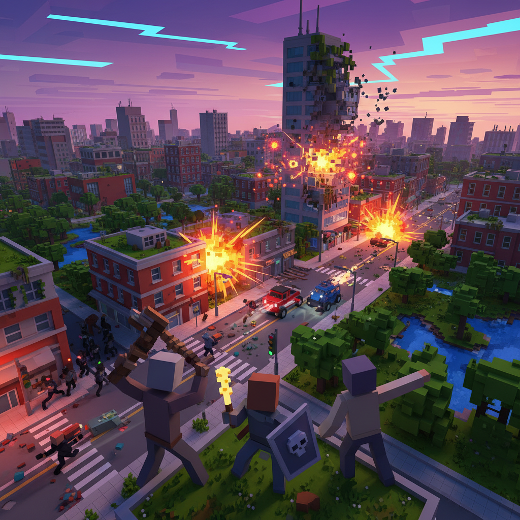 Citycraft Survival - 3D Open World by Jabali AI