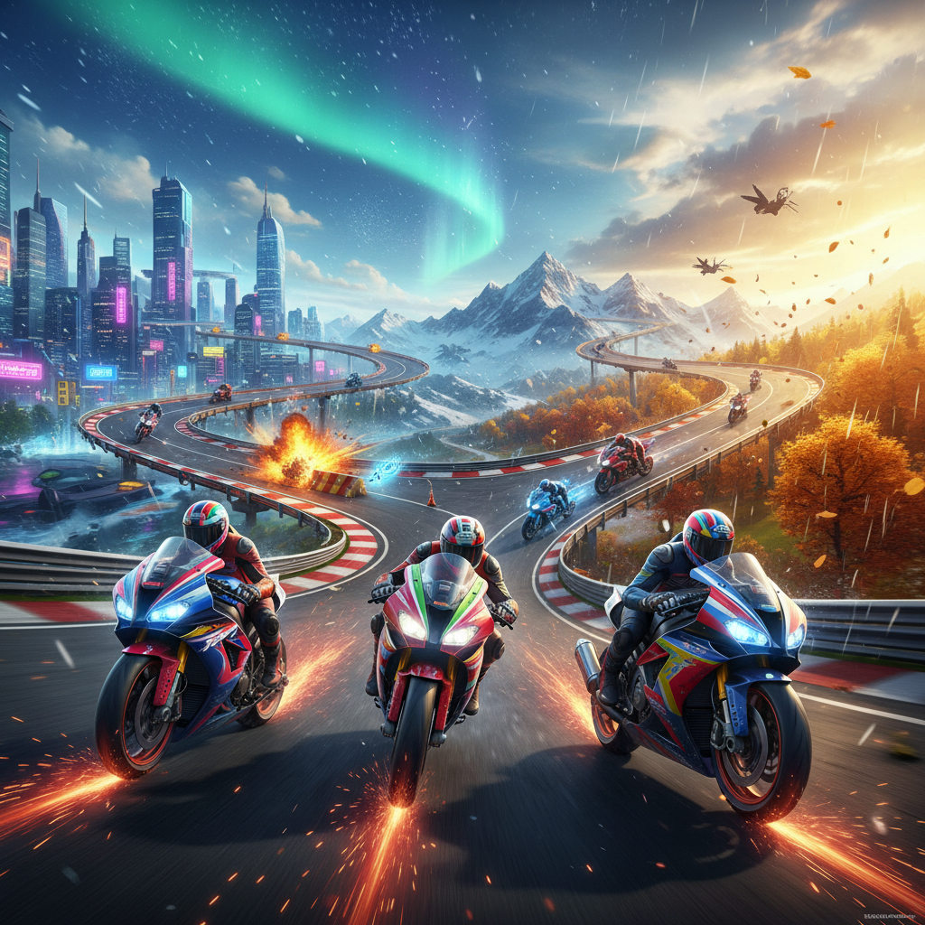 Apex Bike Rivals - 3D Racing by Jabali AI