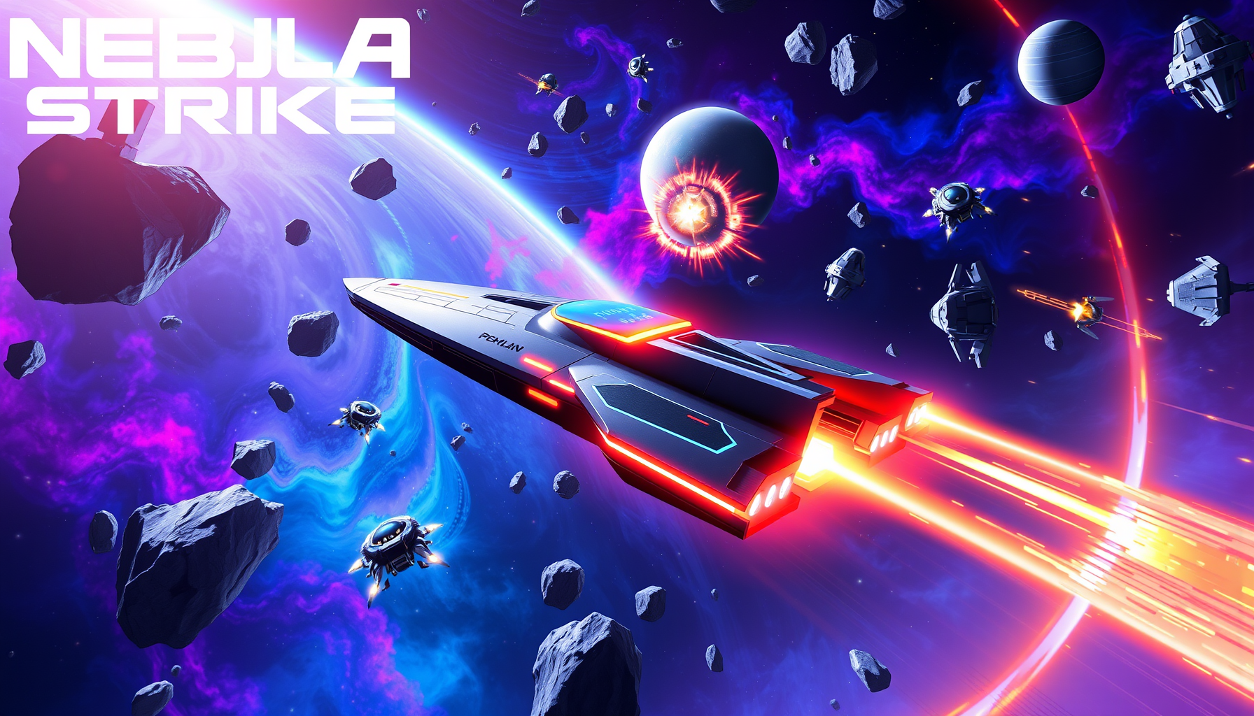 Nebula Strike Zone - Fixed Shooter Arcade by Jabali AI
