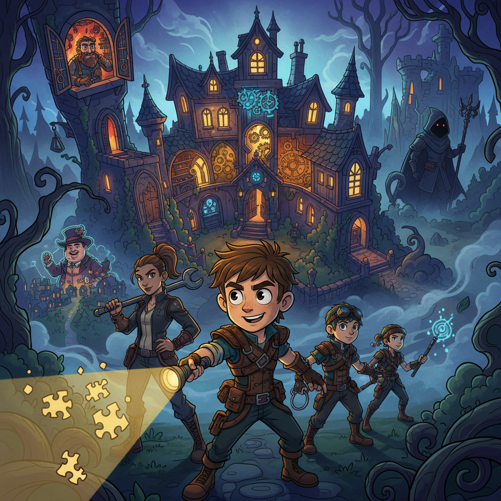 Mansion Escape: Team Quest - Adventure RPG by Jabali AI
