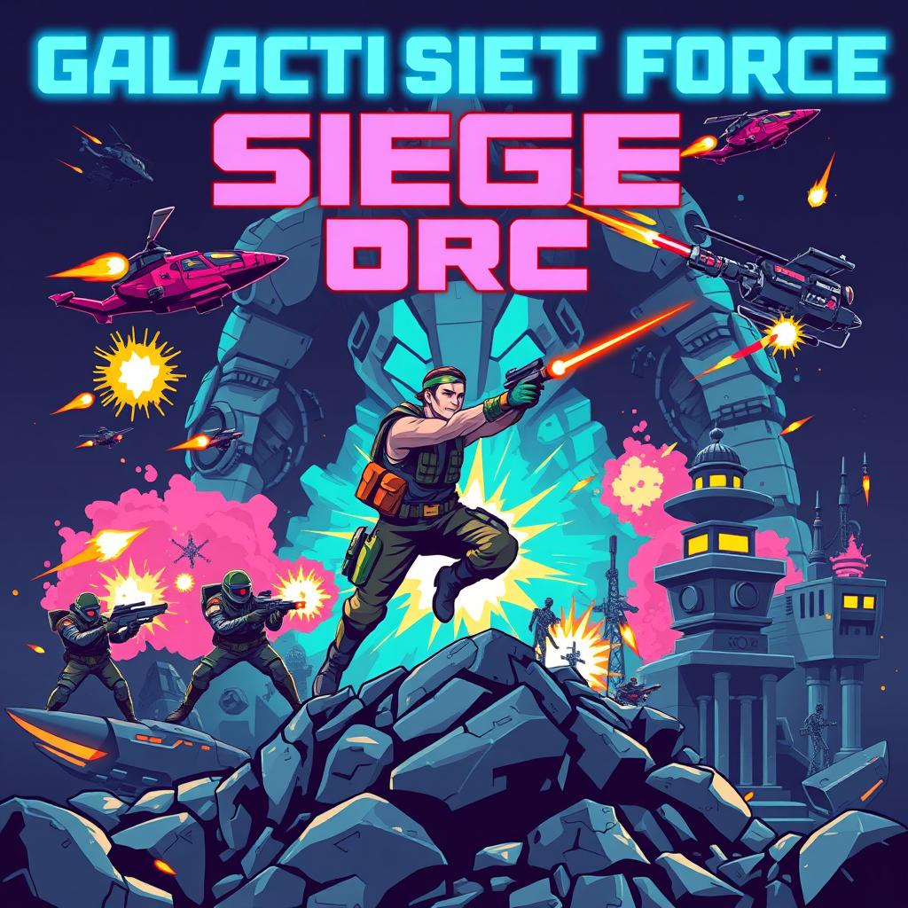 Galactic Siege Force - Fixed Shooter Arcade by Jabali AI
