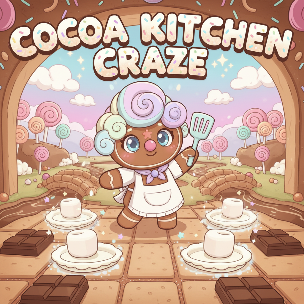 Cocoa Kitchen Craze - Grid-Based Puzzle by Jabali AI