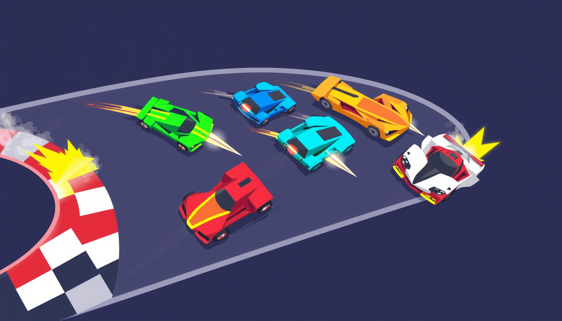 Top-Down Turbo Racer - create-from-scratch by Jabali AI