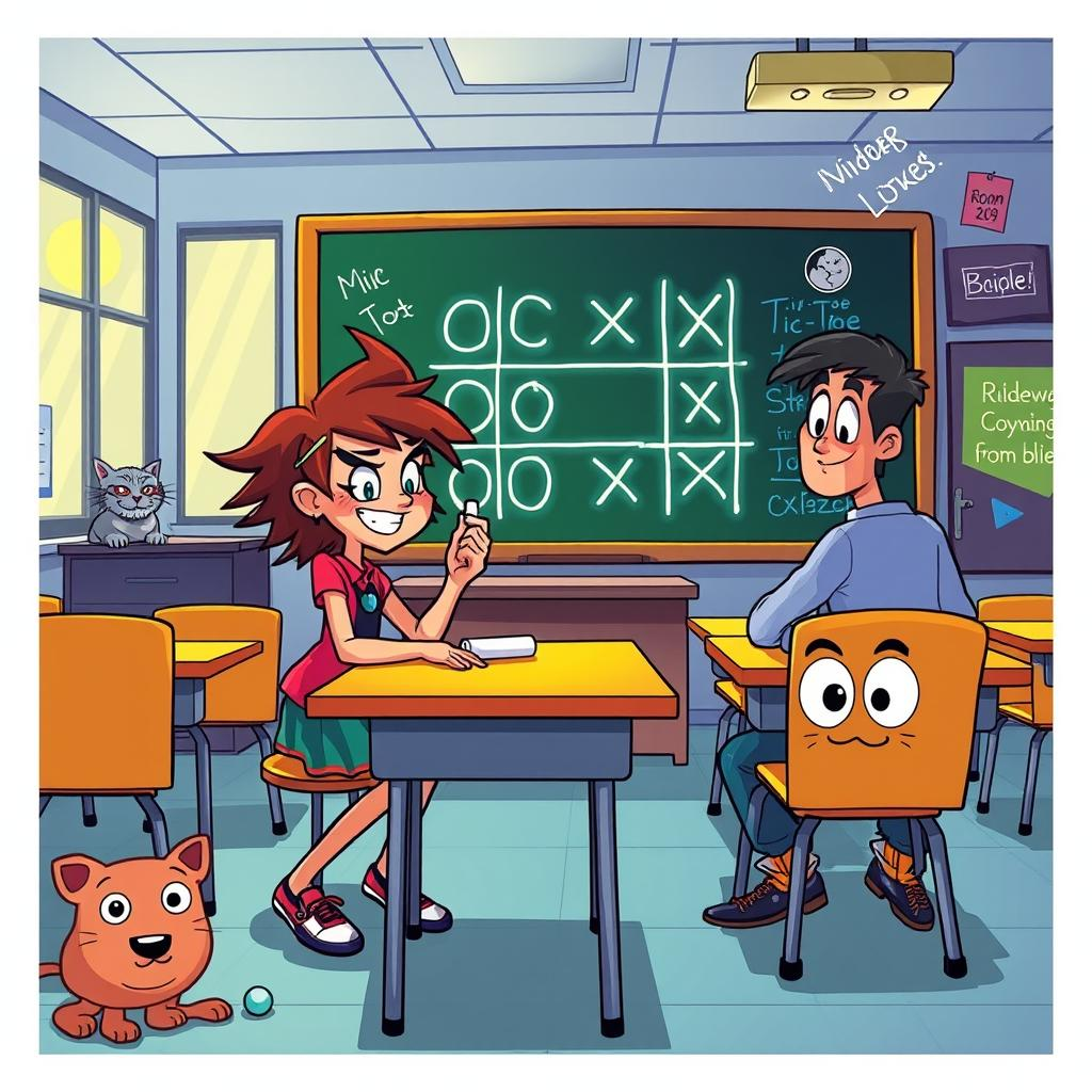 Tic-Tac-Toe After Midnight - Branching Interactive Story by Jabali AI