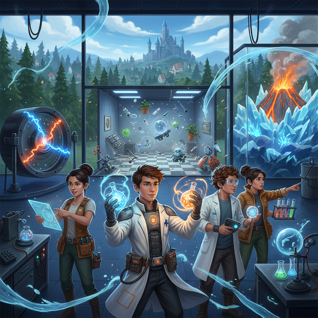 Elemental Lab Sandbox - Adventure RPG by Jabali AI