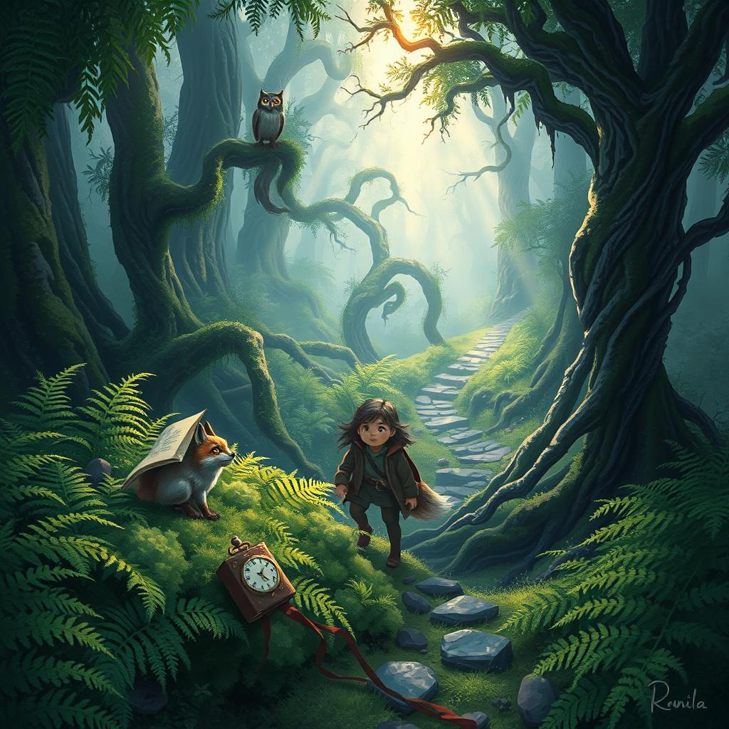 The Labyrinth Beneath the Ferns - Branching Interactive Story by Jabali AI