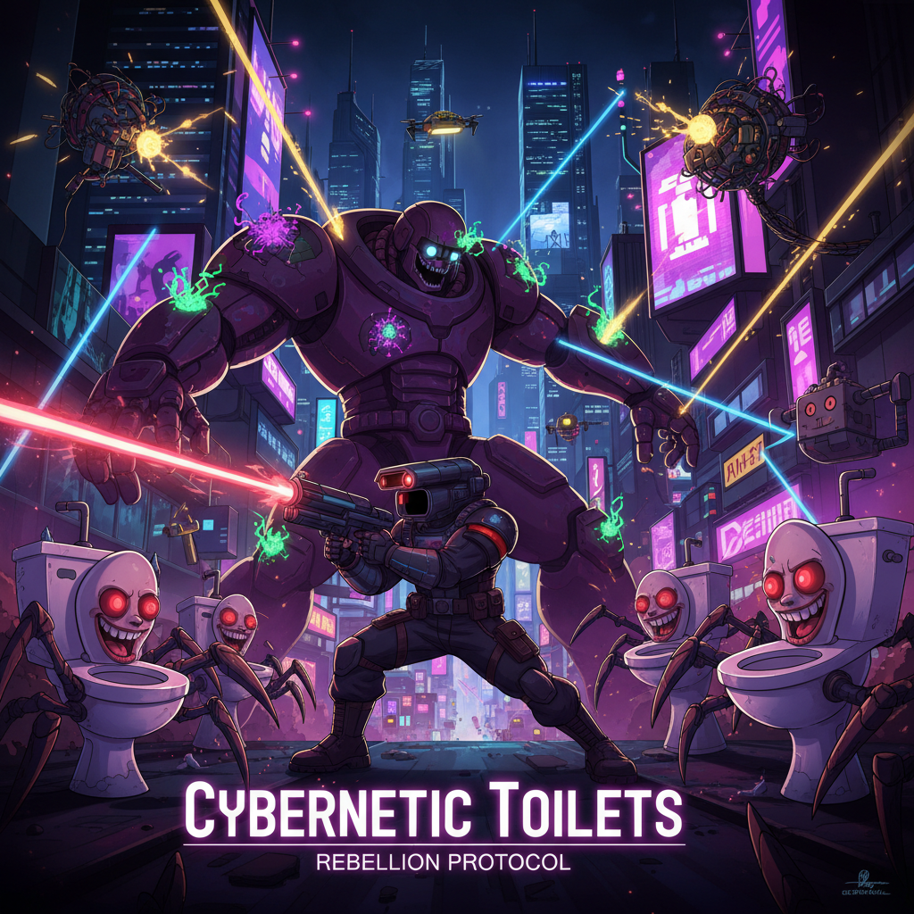 Skibidi Toilet: Neon Rescue - 3D Open World by Jabali AI