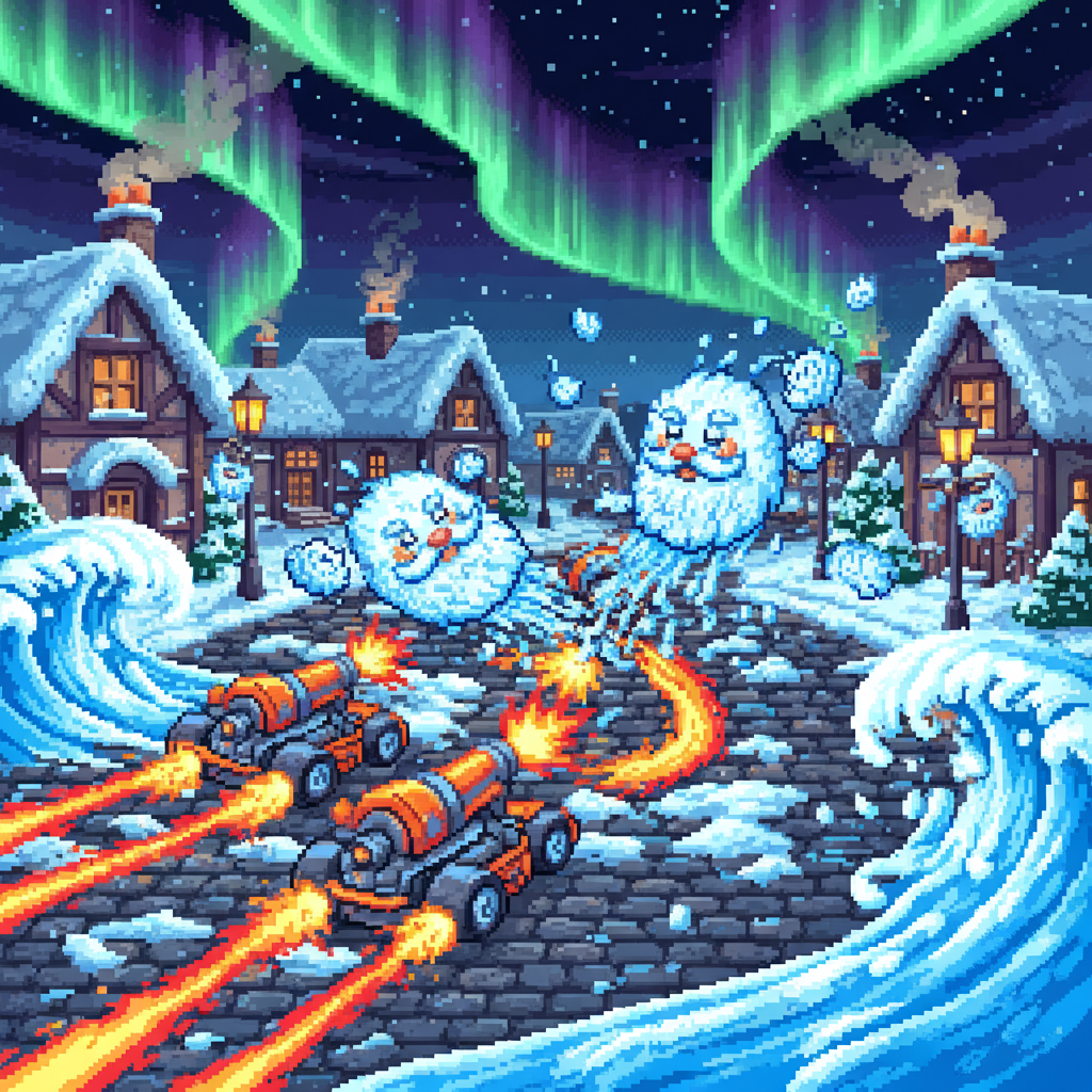 Beard Blaster: Frost Defense - 3D Racing by Jabali AI