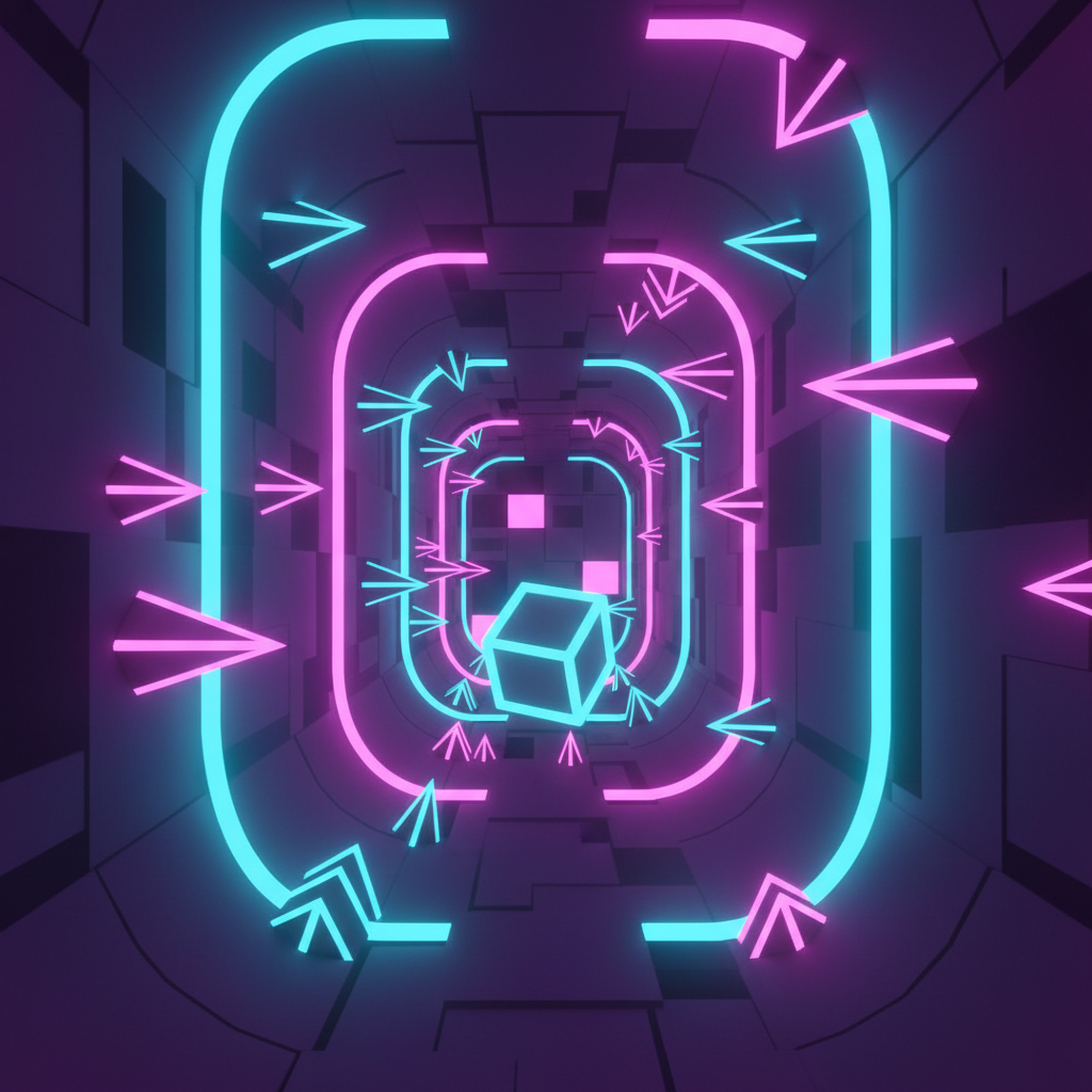Neon Spike Dash - Crossing Arcade by Jabali AI