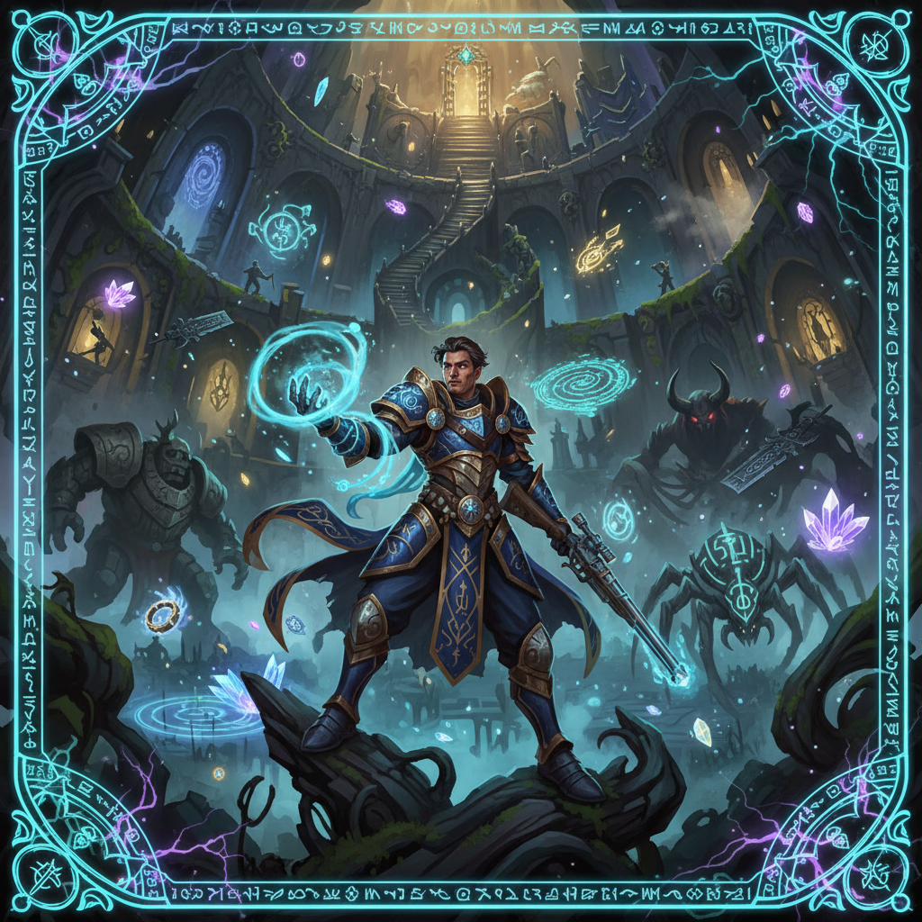 Rune & Recoil - Dungeon Crawler RPG by Jabali AI