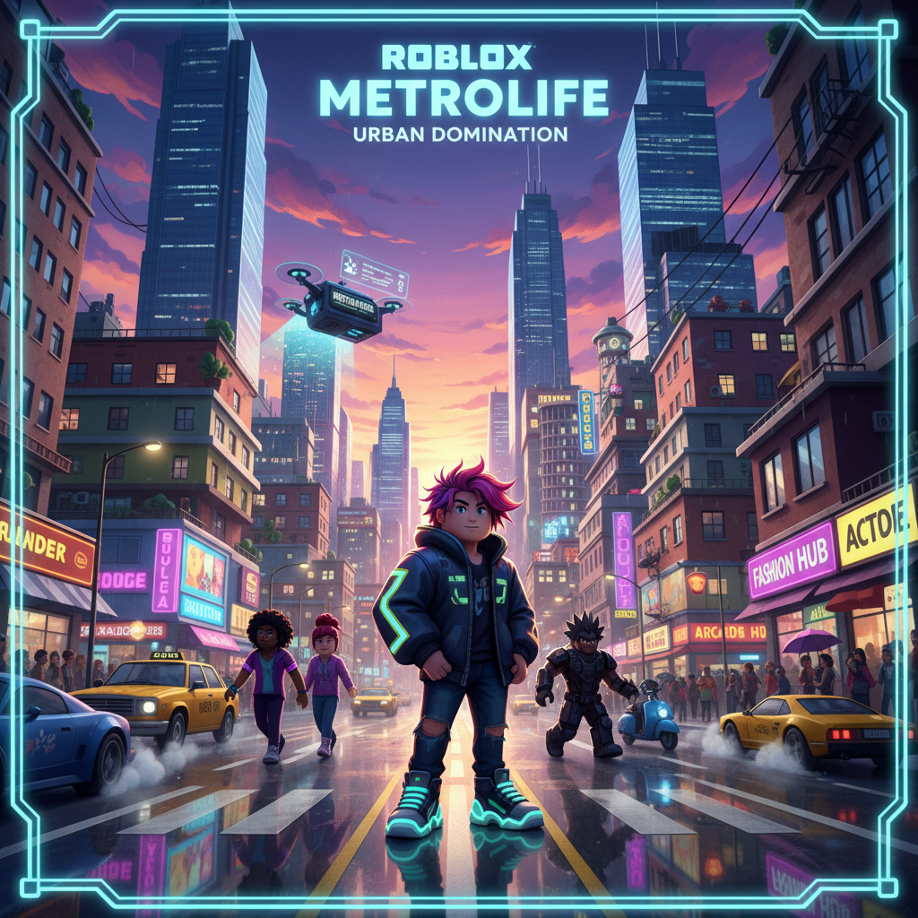 Roblox MetroLife - 3D Open World by Jabali AI