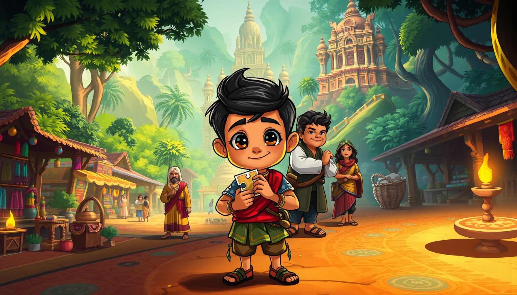 Aryan's Folklore Quest - Adventure RPG by Jabali AI