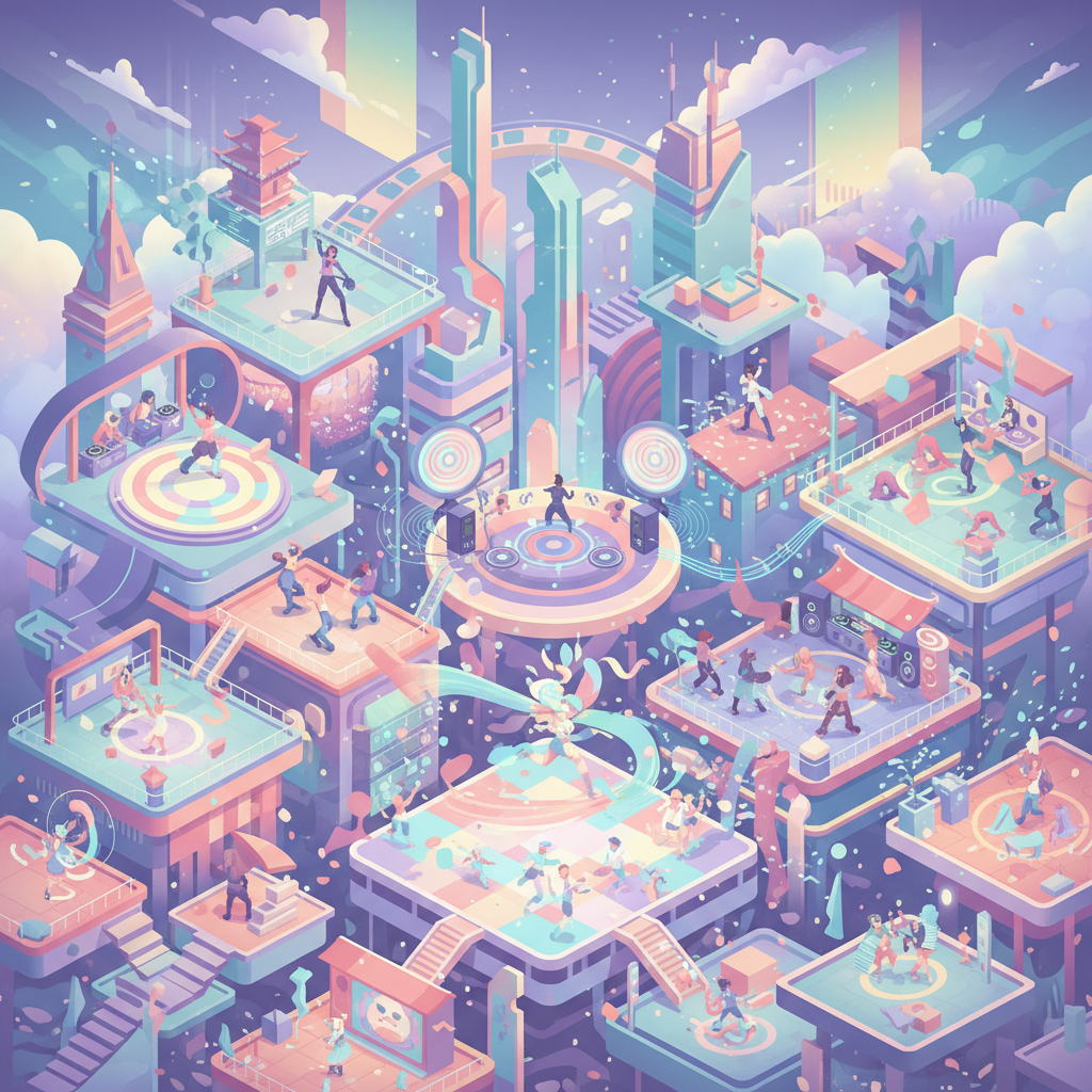 Pulse City Groove - Rhythm Platformer by Jabali AI