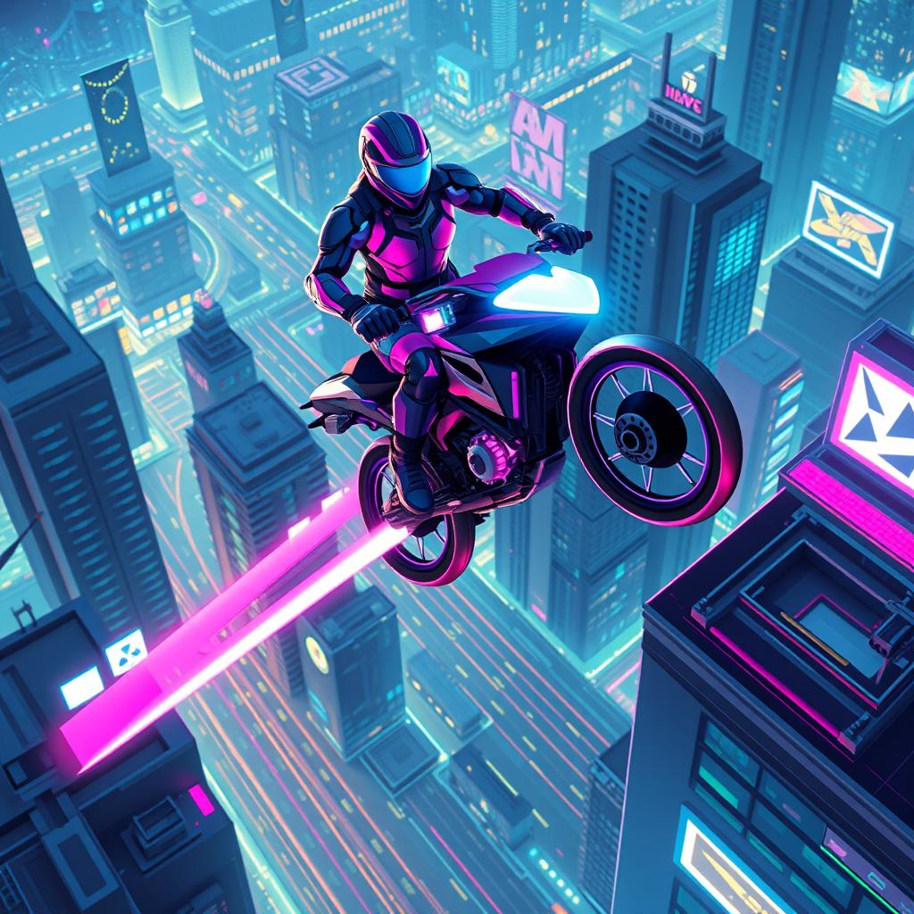 Neon Velocity - Rhythm Platformer by Jabali AI
