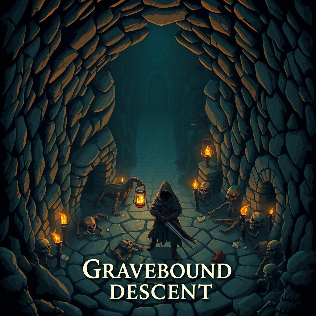 Gravebound Descent - Maze Shooter Arcade by Jabali AI