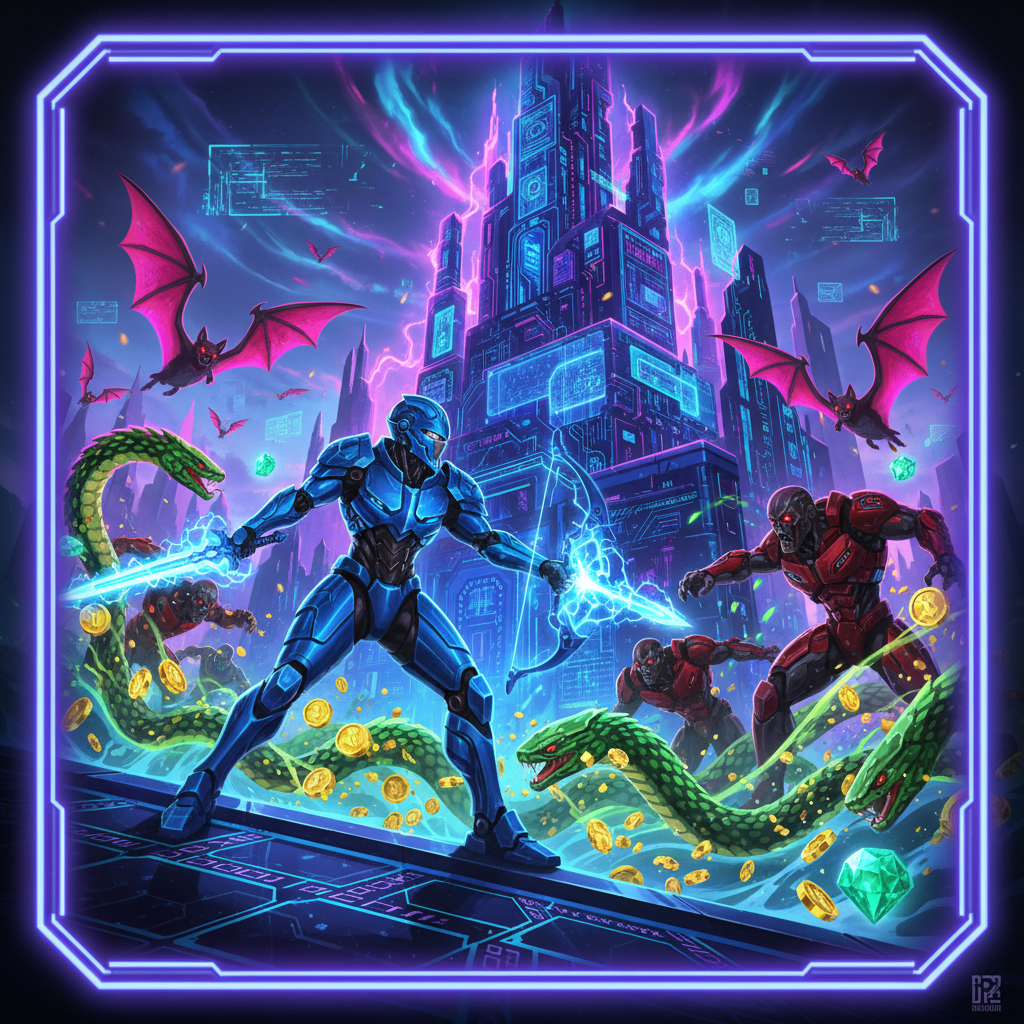 AI Worlds: Cyber Castle Defense - create-from-scratch by Jabali AI