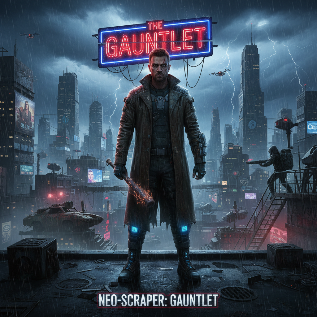 Neon Death Circuit - 3D Open World by Jabali AI