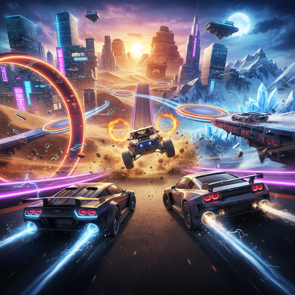 Extreme Drift Stunt Arena - 3D Racing by Jabali AI