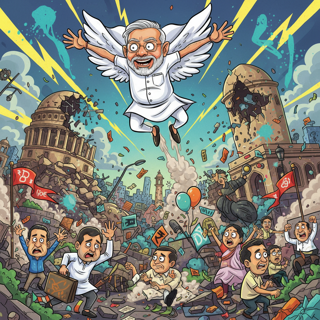 Flying Modi - Endless Tapping by Jabali AI