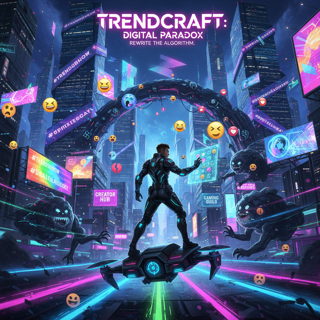 Neon Feed Harmony - 3D Open World by Jabali AI