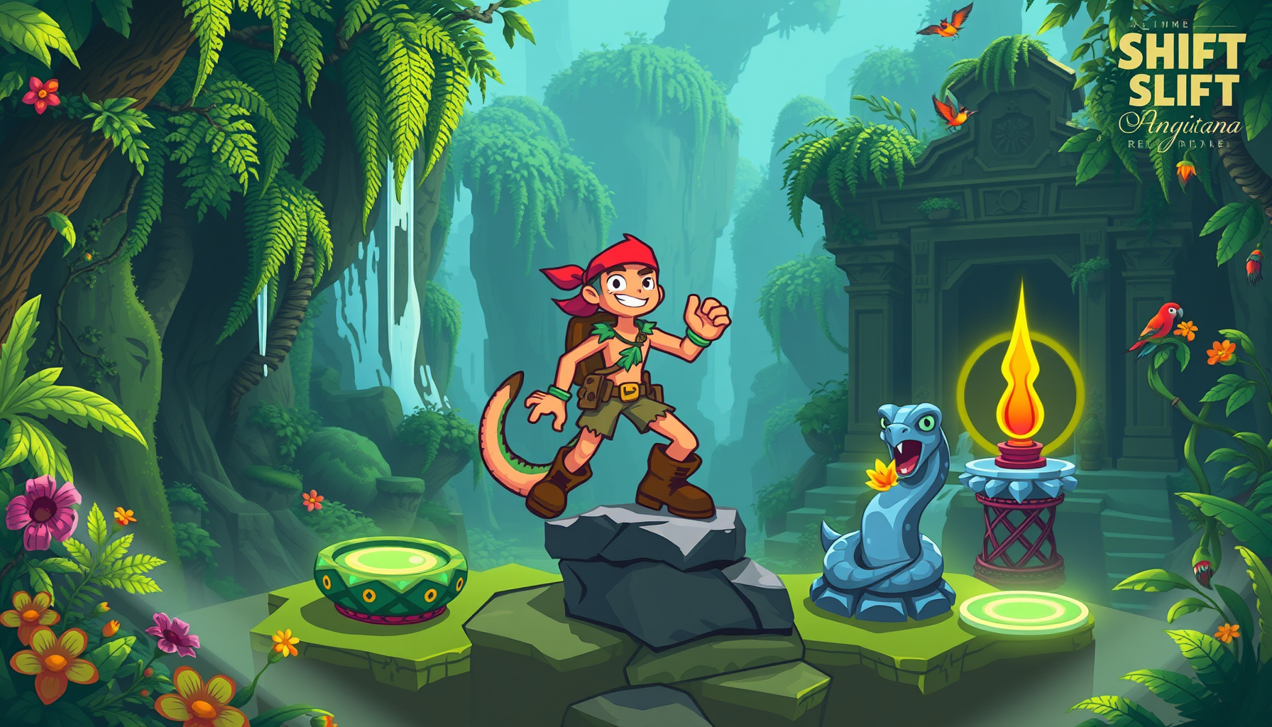 Jungle Relic Shift - Grid-Based Puzzle by Jabali AI