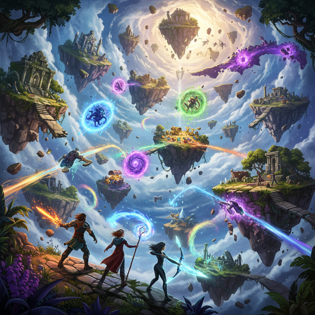 Portal Drift: Realms of Chaos - 3D Open World by Jabali AI