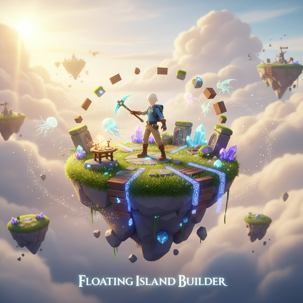 Floating Island Builder - 3D Open World by Jabali AI