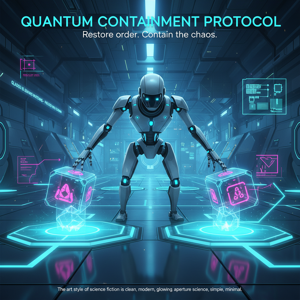 Quantum Containment Protocol - Grid-Based Puzzle by Jabali AI