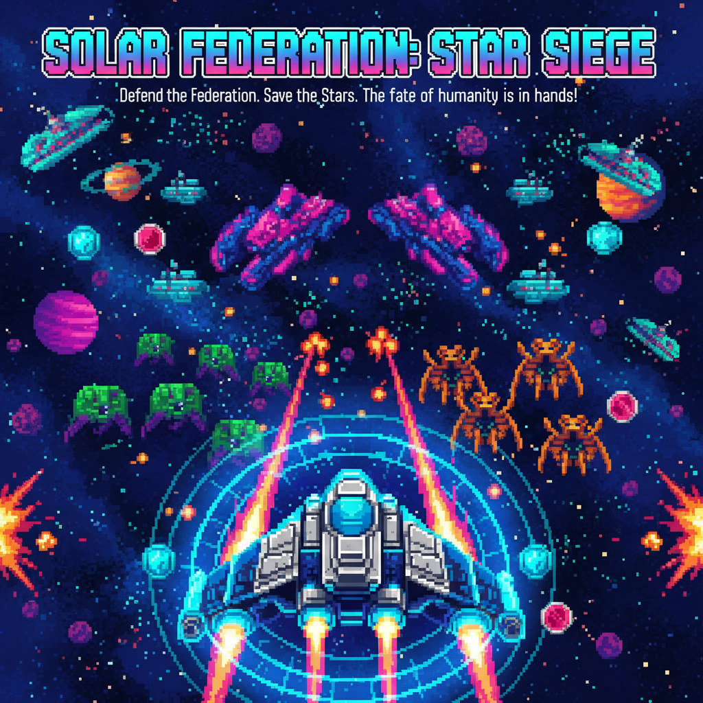 Solar Federation: Star Siege - Fixed Shooter Arcade by Jabali AI