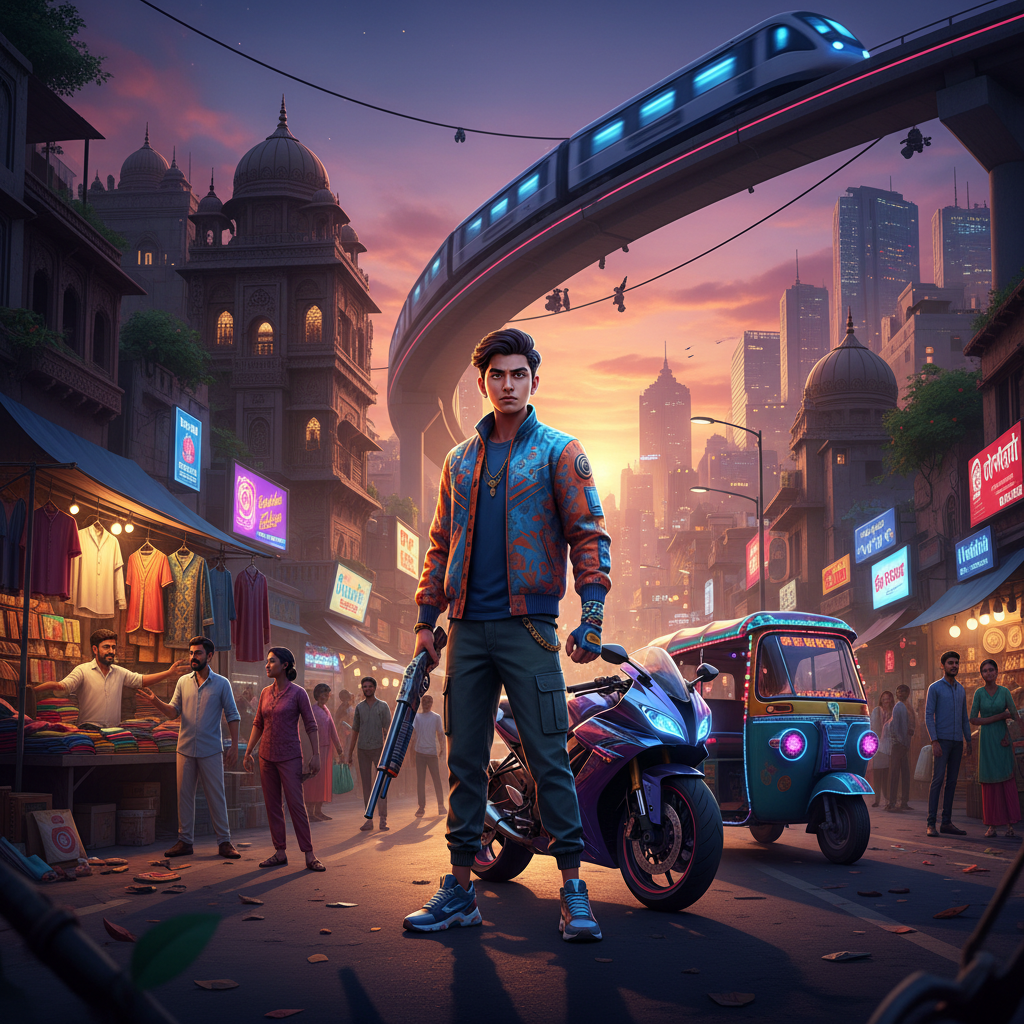 Surat Streets Unbound - 3D Open World by Jabali AI