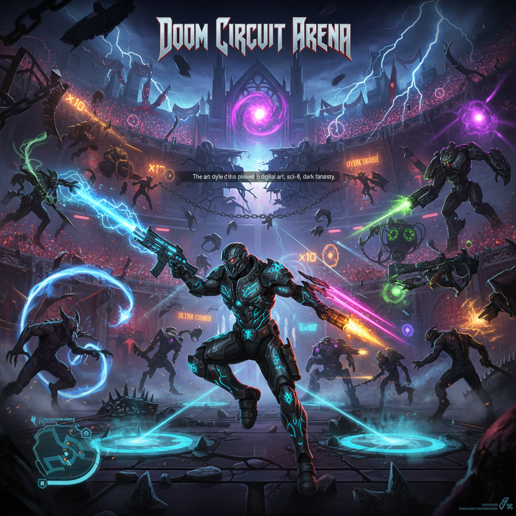 Doom Circuit Arena - Maze Shooter Arcade by Jabali AI