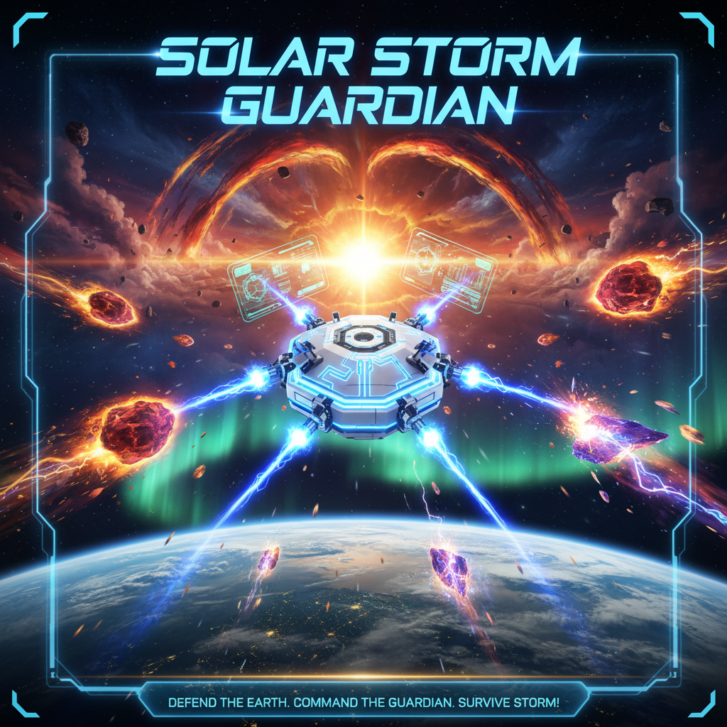 Solar Storm Guardian - Fixed Shooter Arcade by Jabali AI