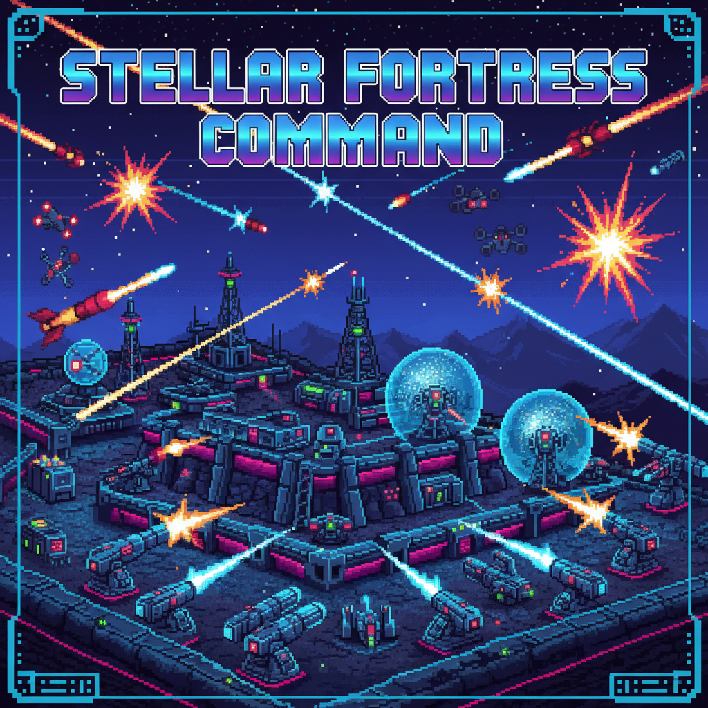 Stellar Fortress Command - Strategic Defense Arcade by Jabali AI