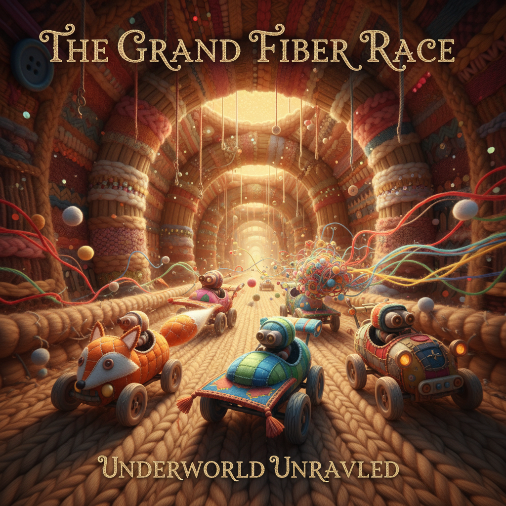 Yarn Racers: Underground Dash - 3D Racing by Jabali AI