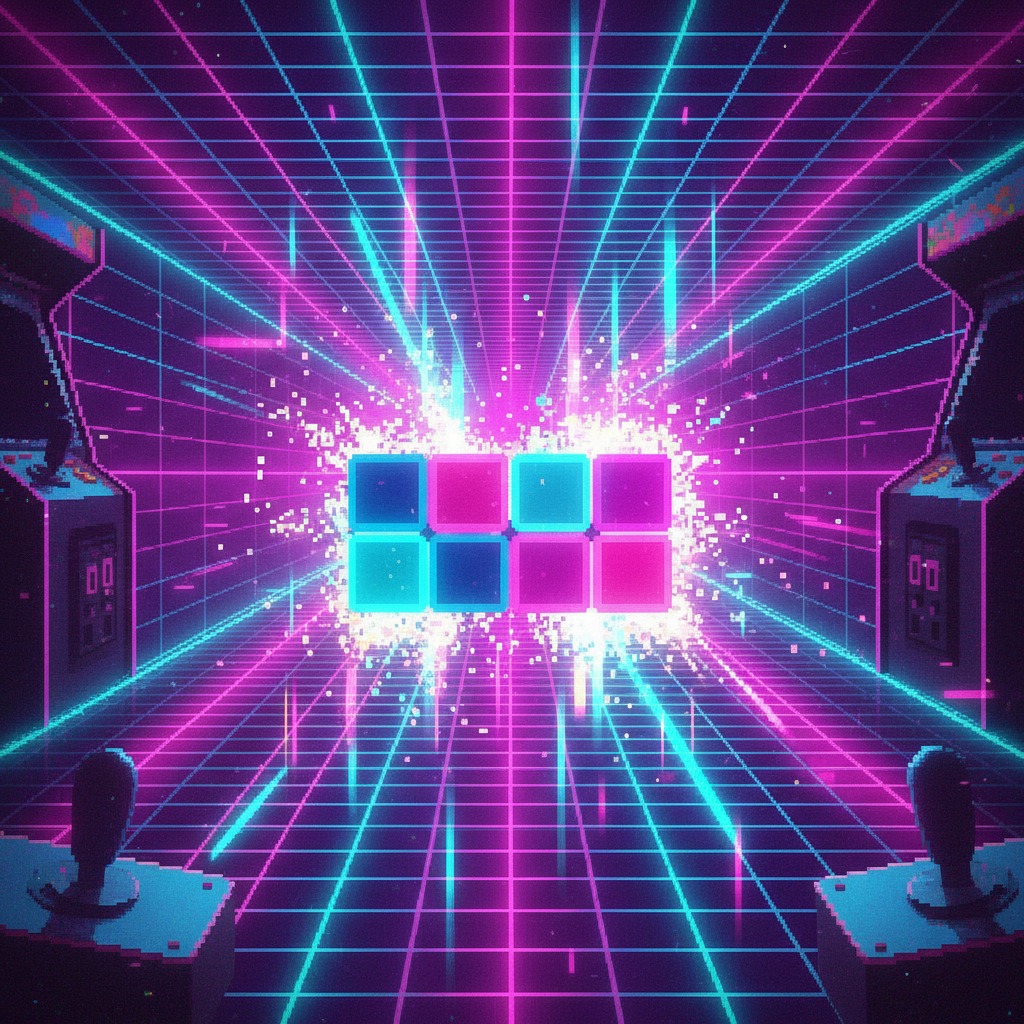Neon Block Blitz - Match 3 Puzzle by Jabali AI