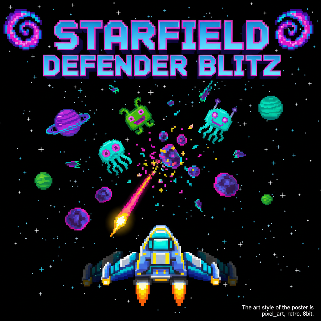 Starfield Defender Blitz - Fixed Shooter Arcade by Jabali AI